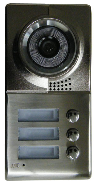 3-Apartment Lobby Station for 2-Wire Video Entry Intercom System ECVI- – Jayso Electronics