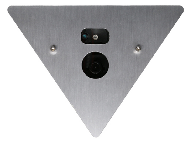 5MP NDAA Compliant, Triangular, Corner Mount, Elevator IP Camera W/ IR ...