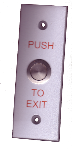 Push To Exit Switch, Heavy Duty, Mullion Mount, Short, ECPB20S – Jayso ...