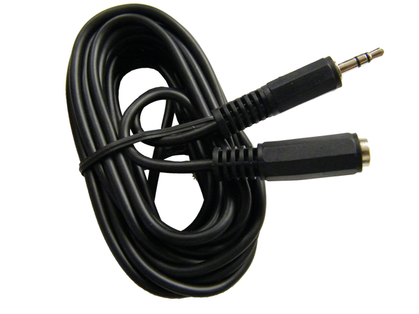 10' Mini Stereo Extension Cable, Mini Stereo Plug to Mini Stereo Jack ...