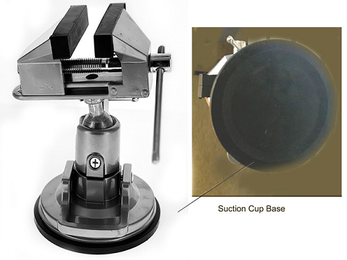 Aluminum Suction Mount Bench Vise JMV-8438MVC – Jayso Electronics