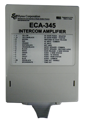 Apartment Intercom Amplifier, Universal, ECA-345 – Jayso Electronics