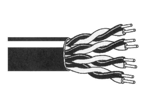 Category 6 (Cat6) Direct Burial Data/Communication Cable 1,000' Pullou ...