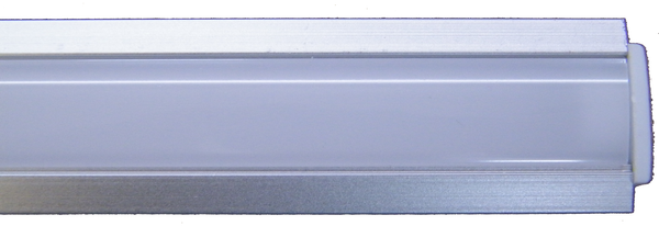 Rigid Light Strip Flush Mounting Molding, Aluminum, with Plastic Diffu ...