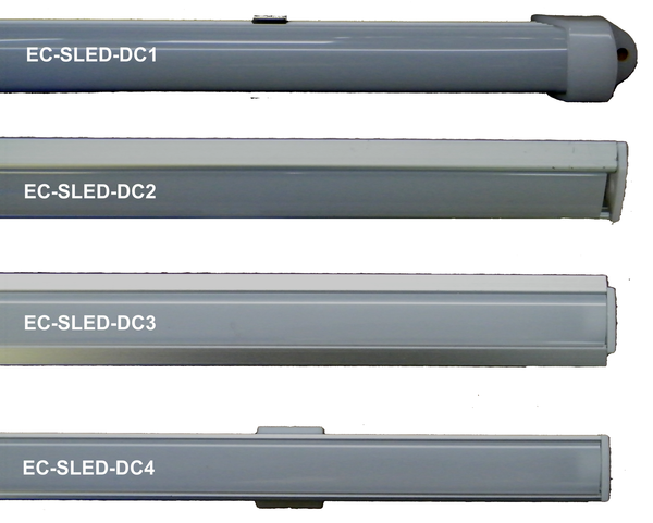 Rigid Light Strip Surface Mounting Molding, Aluminum, with Plastic Dif ...